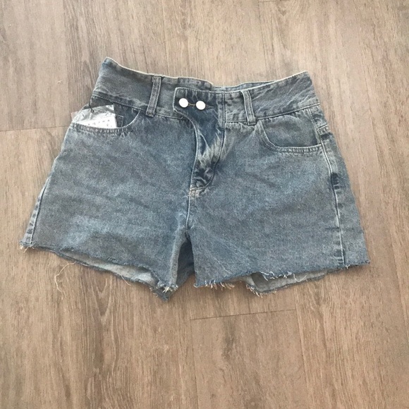Shorts | New Jean Shorts High Waist Double Buttons | Poshmark